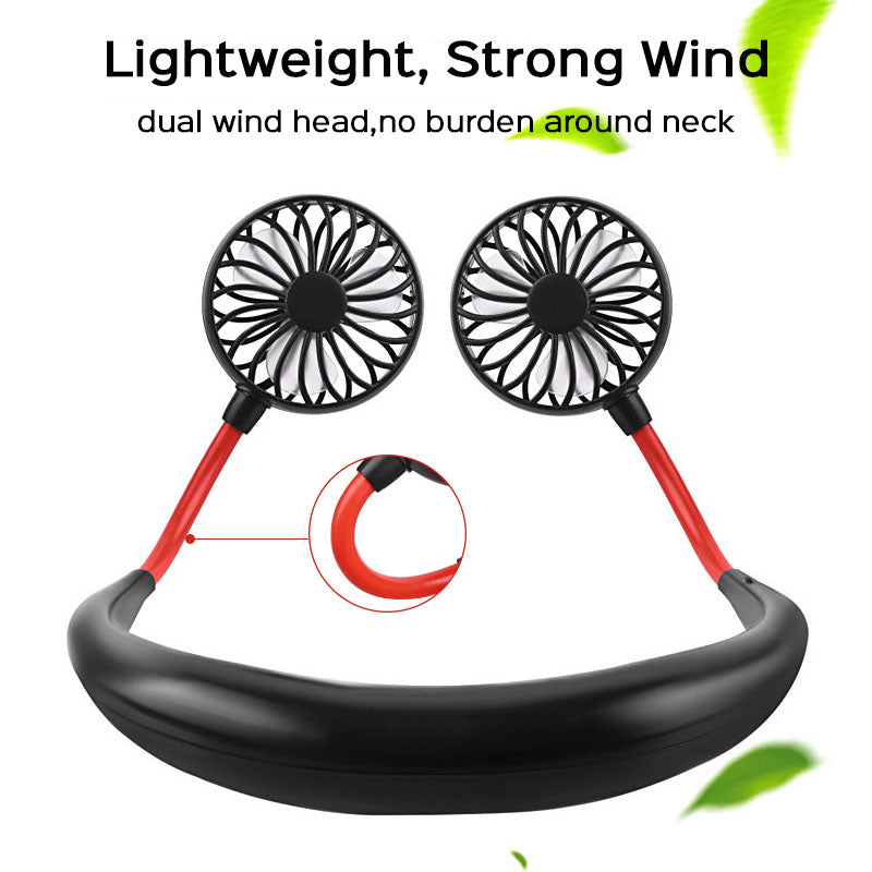 Ergonomic Rotational Neck Fan - Keep Cool Anywhere! | Tool Holster Store